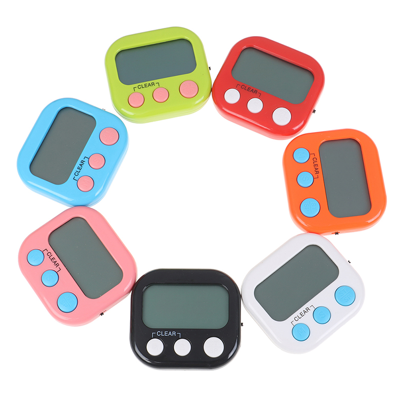 YKS LCD Digital Kitchen Cooking Timer Count Down Up Clock Loud Alarm ...