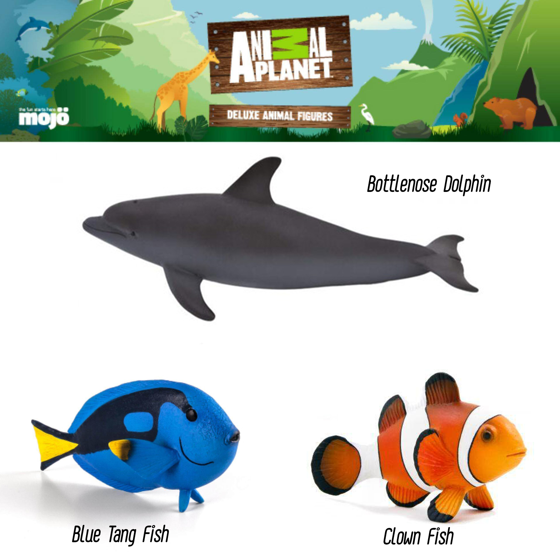 Mojo Animal Planet โมเดลสัตว์ลิขสิทธิ์ Animal Planet แท้ - ปลา นิโม่ ...