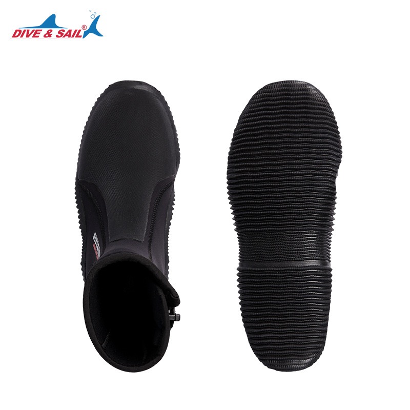 Divesail High Boots for scuba diving Neoprene 5mm รองเท้าดำน้ำ สำหรับ ...