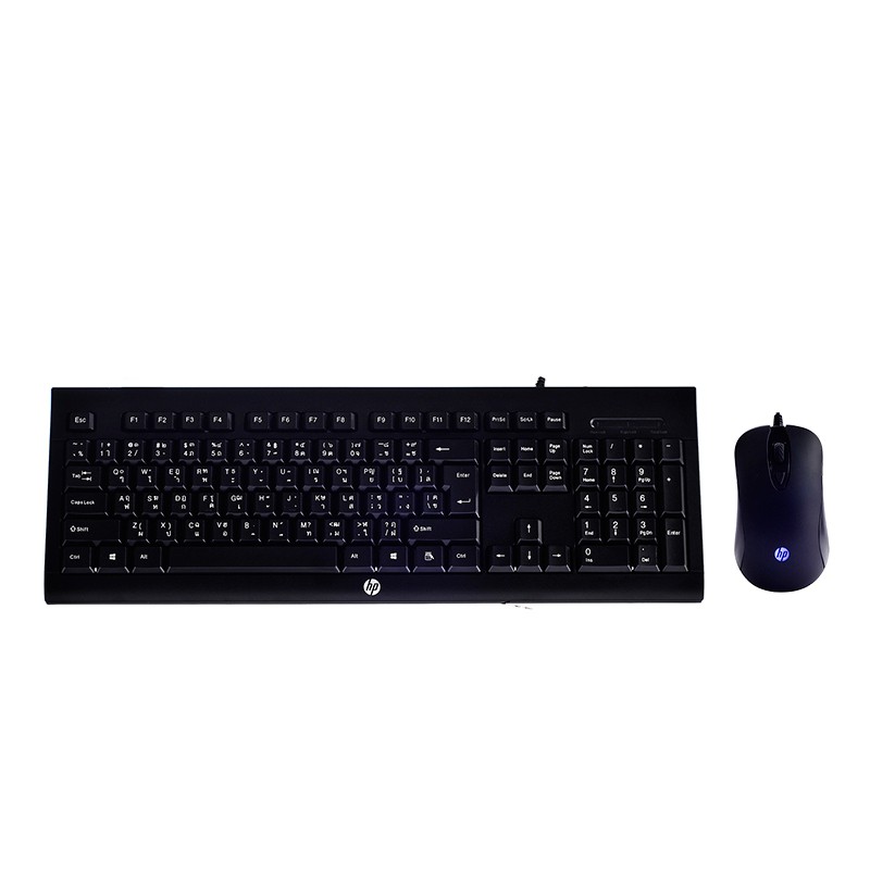 โปร++ ชุดคีย์บอร์ดพร้อมเมาส์HP KM100 COMBO SET KEYBOARD AND MOUSE ...