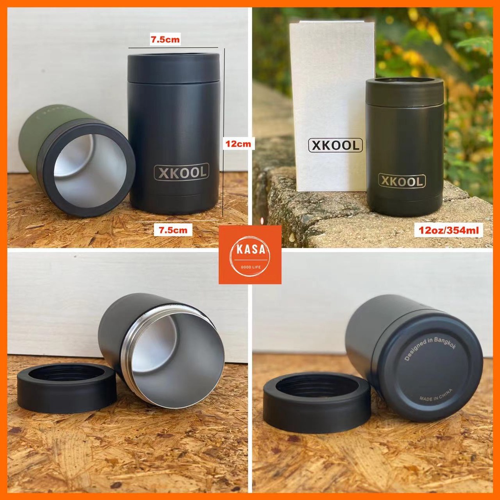 สินค้าแนะนำ👉 XKOOL แก้วขนาด 12OZ แก้วเก็บอุณหภูมิความเย็น,ร้อนสีพื้นไม่มีไอน้ำเกาะข้างนอกแก้ว ...