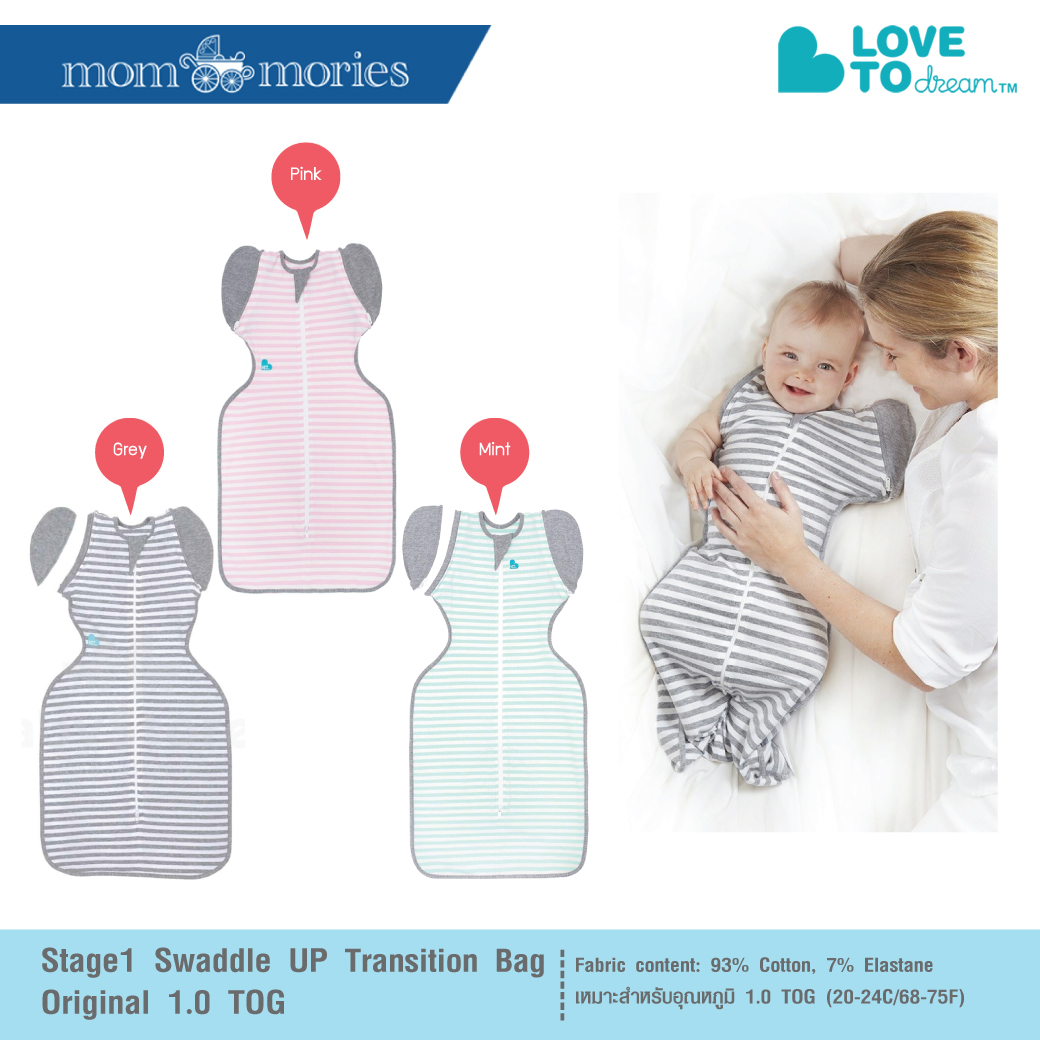 Love To Dream ผ้าห่อตัวแบบถอดแขน Stage2 Swaddle UP Transition Bag ...