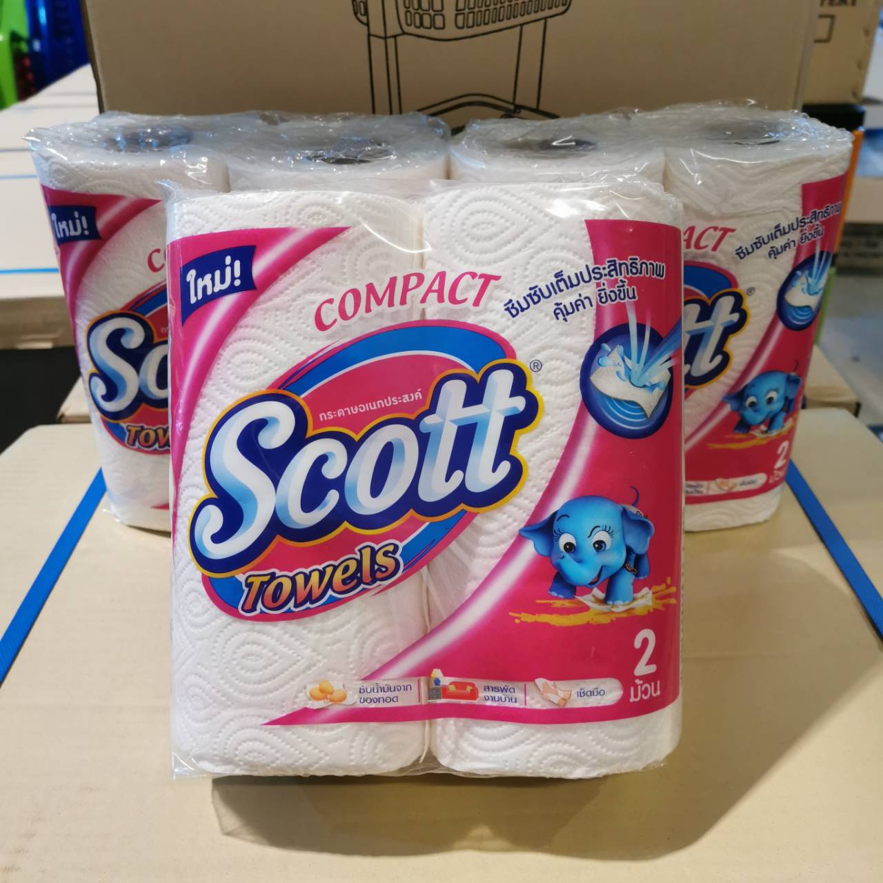กระดาษทิชชู่ สก๊อตต์ ทาวเวล กระดาษอเนกประสงค์ SCOTT COMPACT | Lazada.co.th
