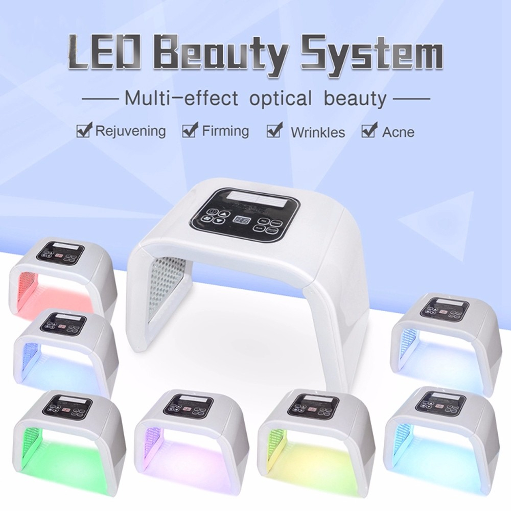 ไฟเจ็ดสี เครื่องโฟตอน PDT LED Light Beauty Photodynamic Lamp Acne ...