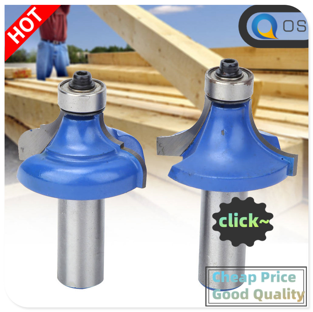 【ราคาถูกคุณภาพดี】2pcs 1/2in Shank Radius Woodworking Round Over Beading ...