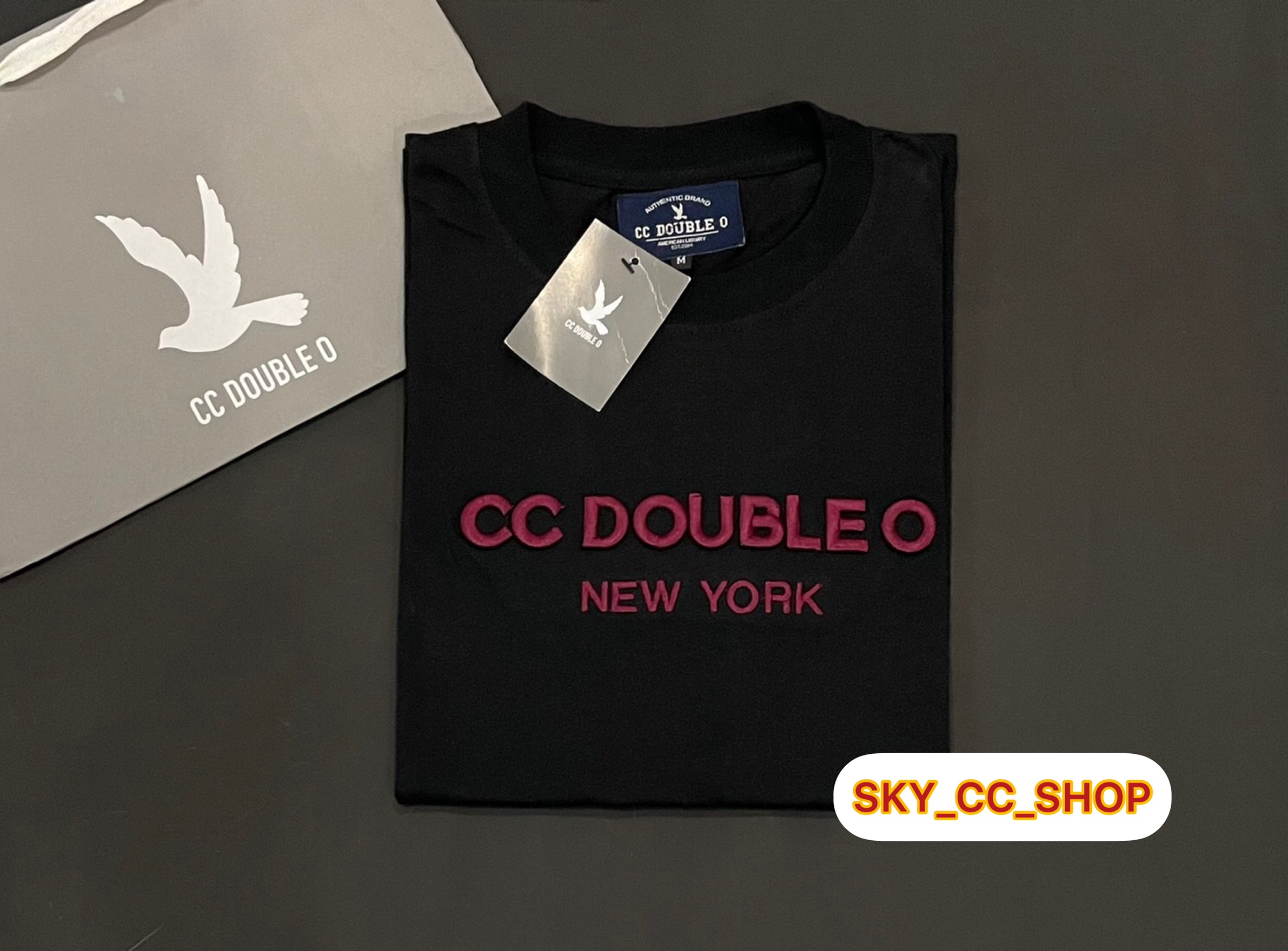 เสื้อยืด????CC-OO งานปัก????Cotton 100% (SMLXL) NO.42 - SKY_CC_SHOP - ThaiPick