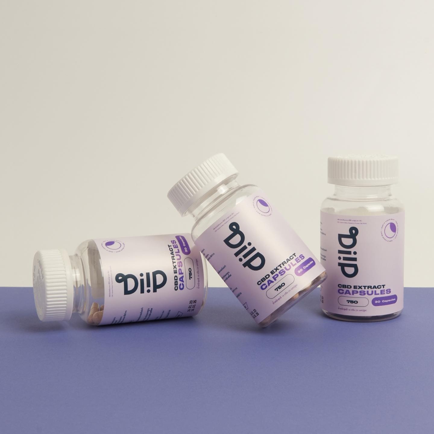 Diip CBD extract capsules ดิป ซีบีดี แคปซูล สูตรกลางคืน ขนาด 30 แคปซูล ...