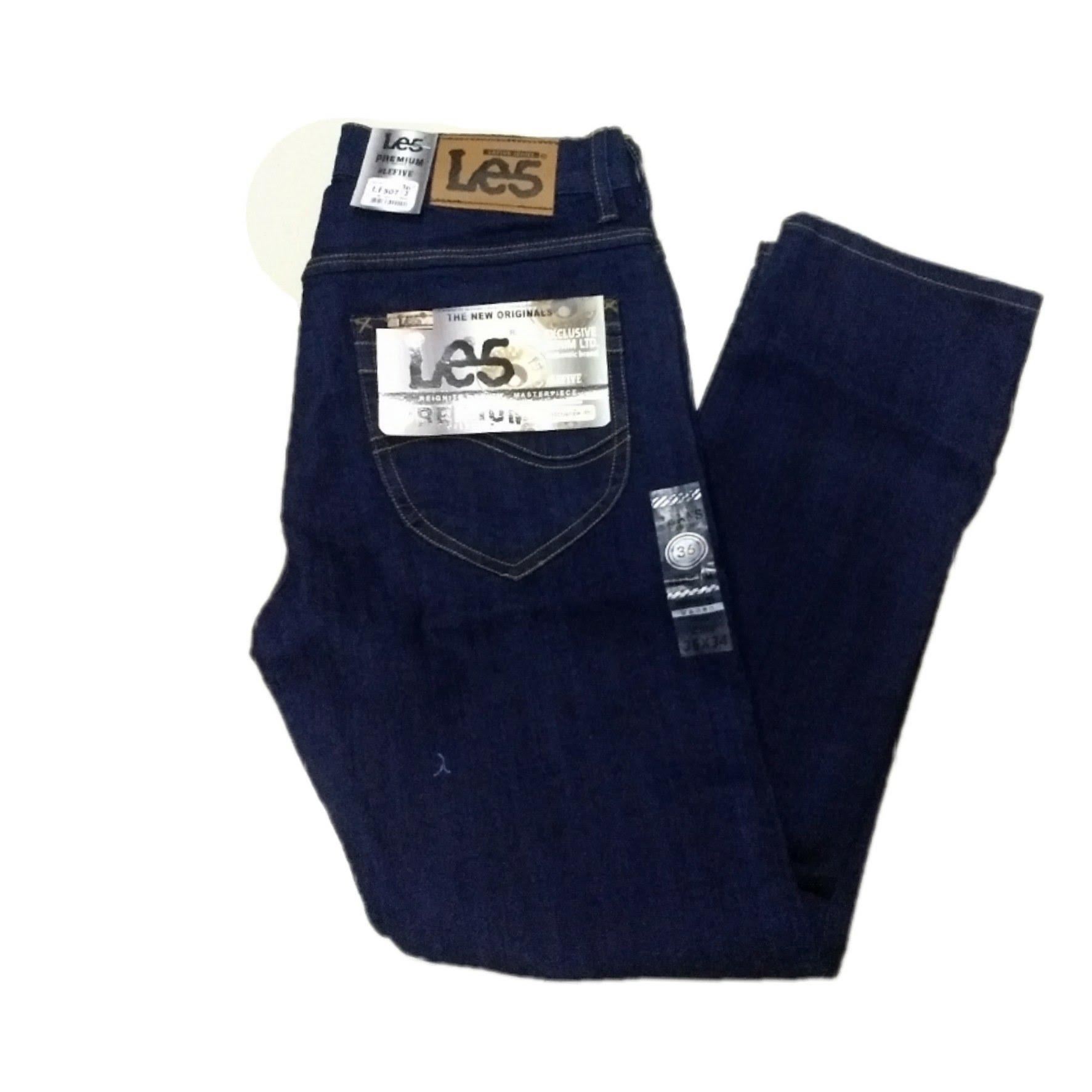 MTE กางเกงยีนส์สีกรมผ้ายืด ผู้ชาย ทรงกระบอก เป้าซิป รุ่น LF507/2 สินค้า ...