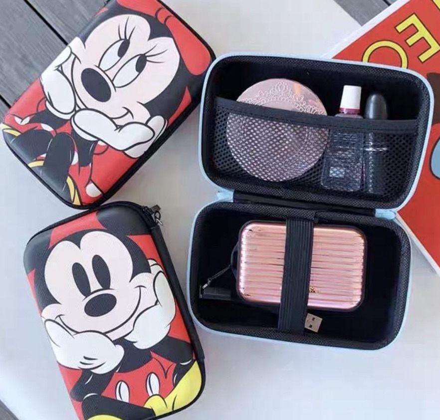 MINNIE กล่องเก็บสายชาร์จ กล่องใส่ PWB, HDD , หูฟัง , เอนกประสงค์, Size ...