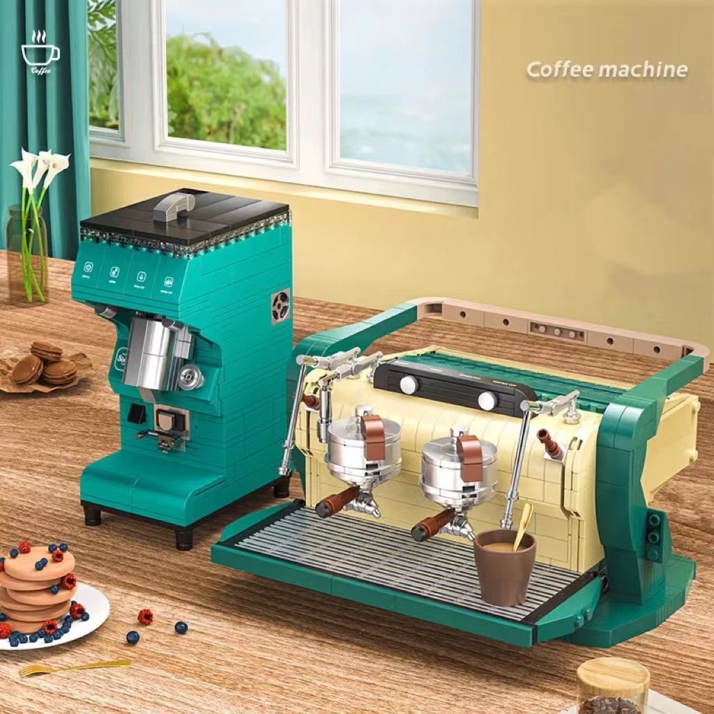 Creative Coffee Machine Retro Modern Machine High Simulation Assembly ...