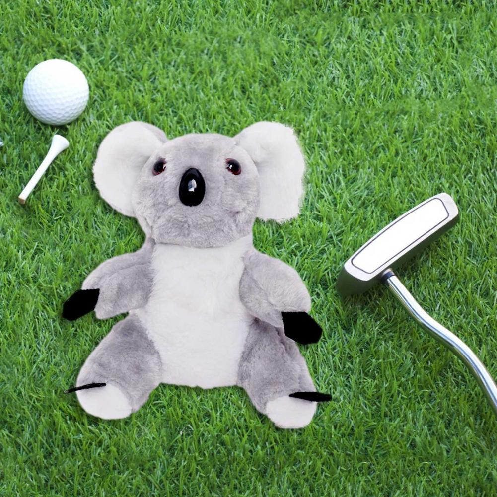 Cute Koala Golf Driver Head Cover Lovely Cartoon Animal Wood Headcover ...