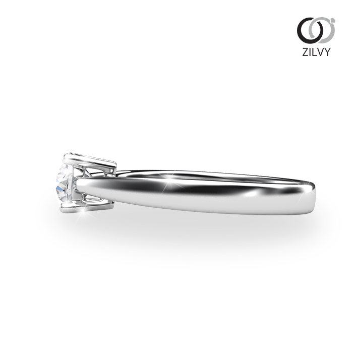 ZILVY แหวนเพชรน้ำร้อย พร้อม GIA ตัวเรือนทองคำขาว - Zilvy - ThaiPick
