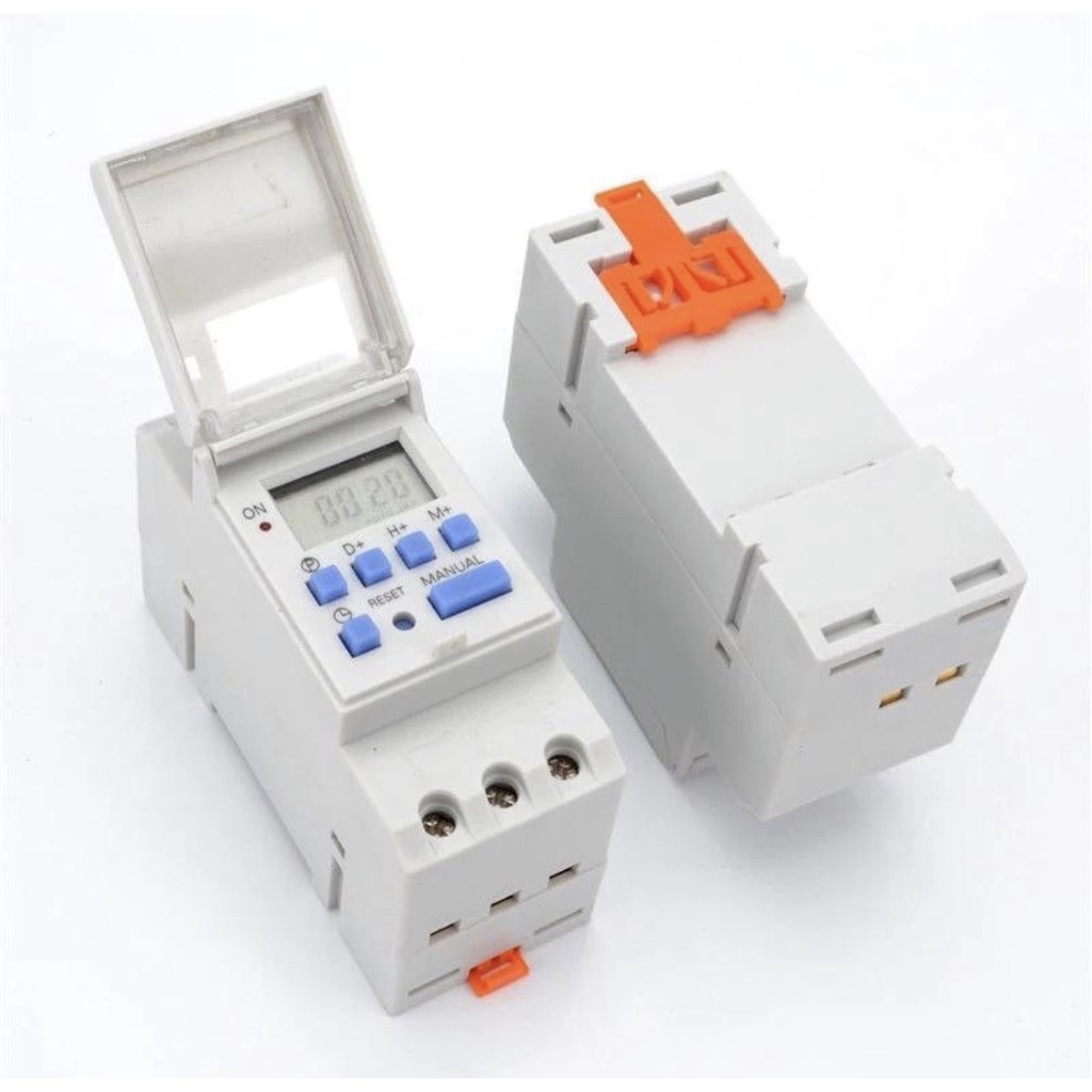 ♛Timer Switch THC15A นาฬิกาตั้งเวลาดิจิตอล 16 โปรแกรม 220V หรือ 24VDC ...