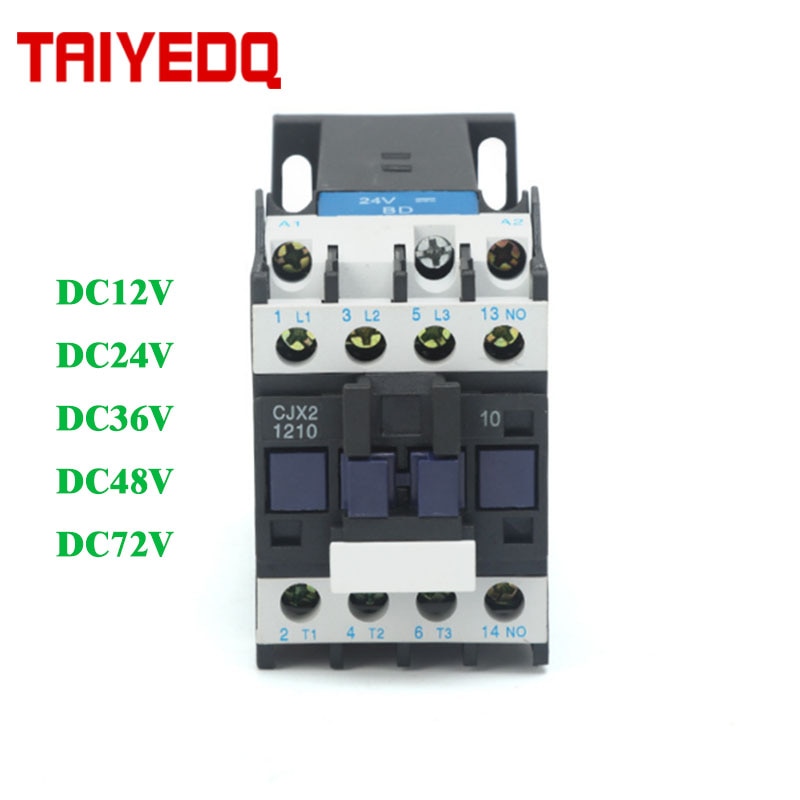 DC contactor CJX2-1210Z Electric Magnetic Contactor 12A LP1-1210 Coil ...