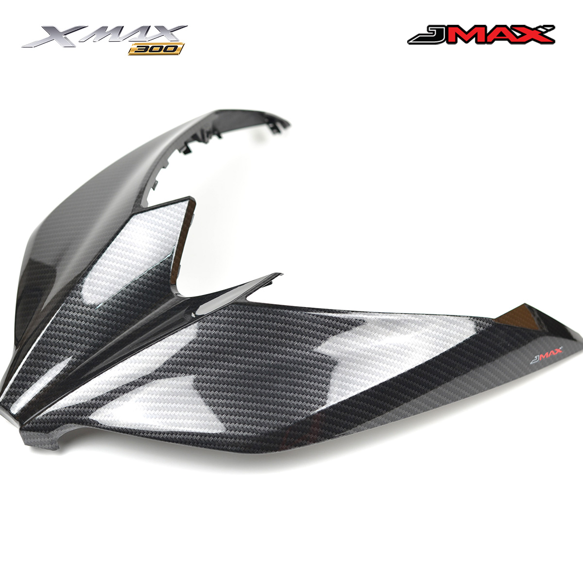 ฝาครอบไฟหน้าตัวบน XMAX 300 JMAX ตรงรุ่น ลายฟิล์มคาร์บอน 6D - J-RIDER ...
