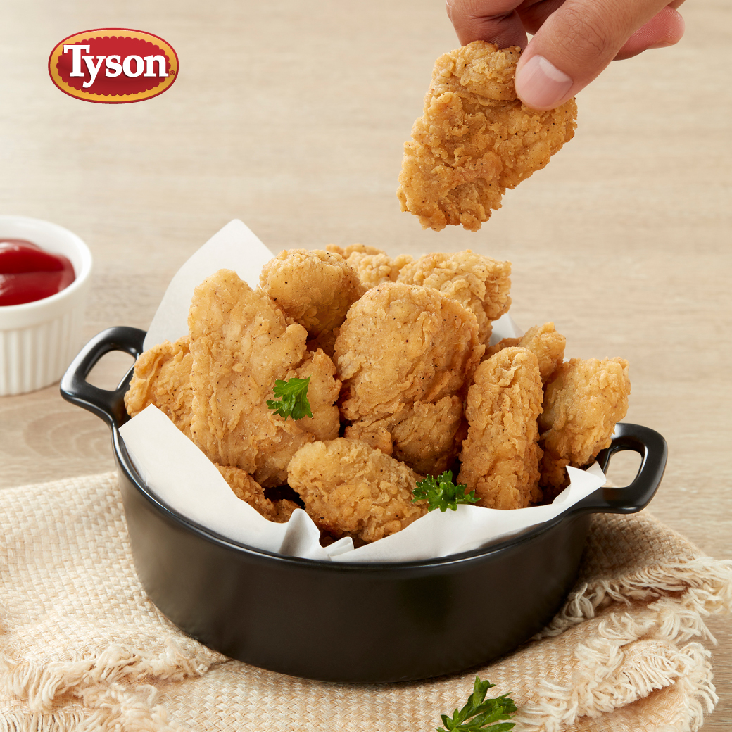 Tyson ไก่กรอบไม่มีกระดูก Crispy Chicken Strips 1000g - Tyson Foods ...