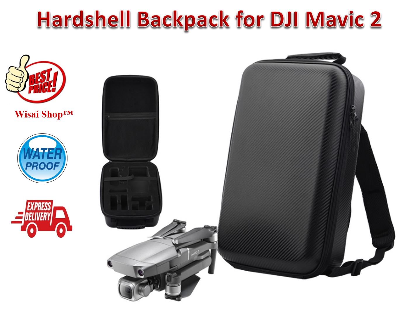 กระเป๋าเป้ Kevlar Backpack สำหรับ DJI Mavic 2 / DJI Mavic 2 Pro / DJI ...