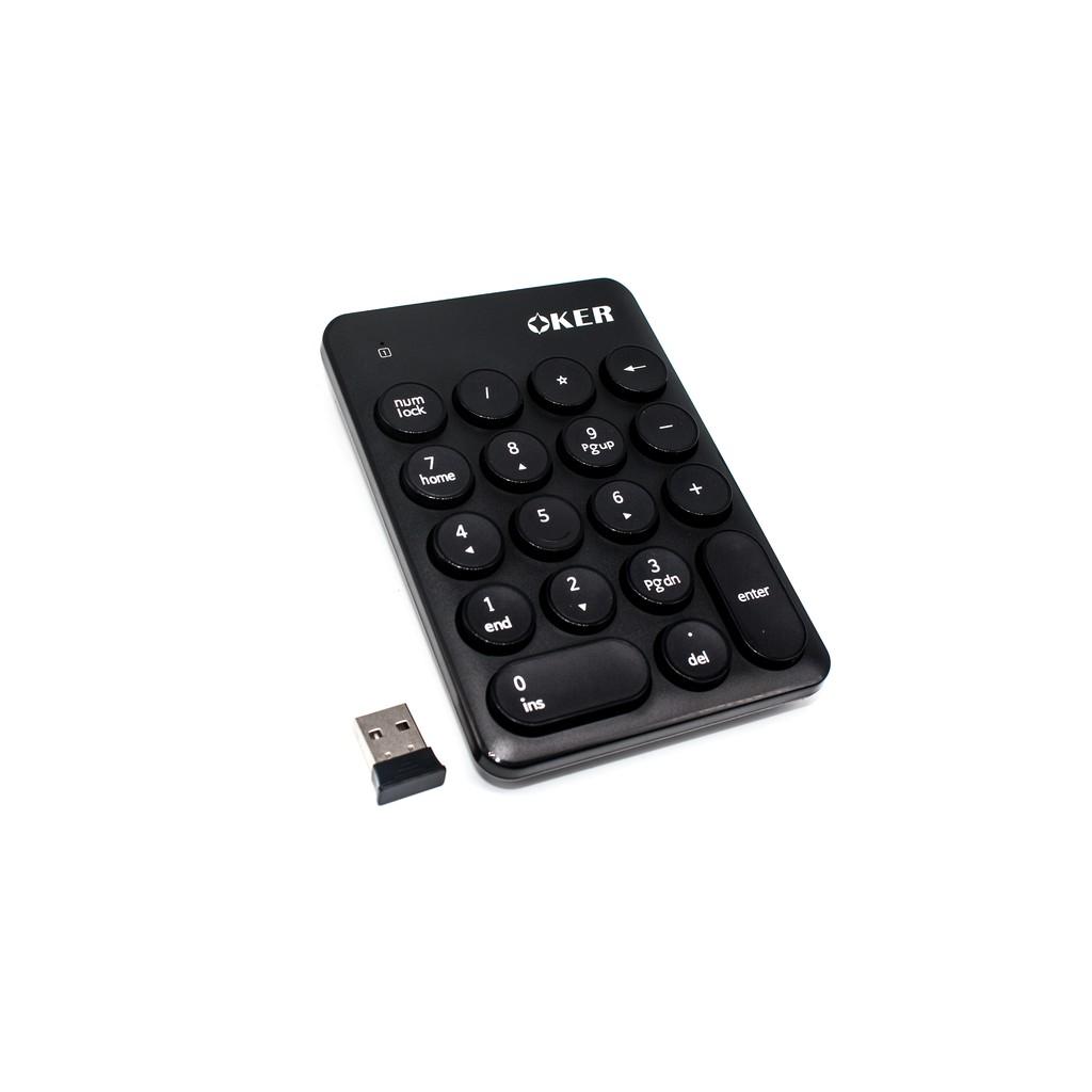 SALE ลดกระหน่ำ OKER KEYPAD WIRELESS คีย์บอร์ด ตัวเลข ไร้สาย OKER K2610 ...