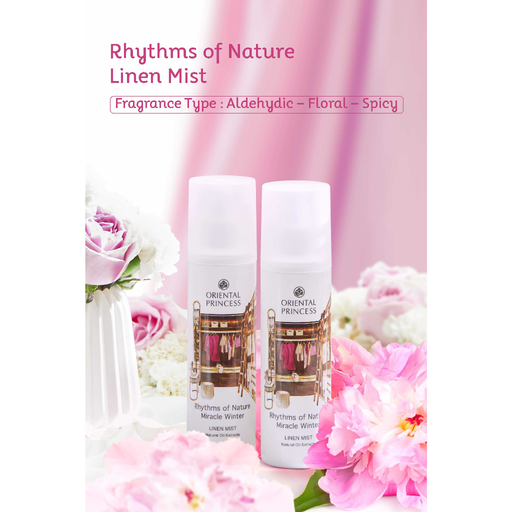 ส่งฟรี สเปรย์ฉีดผ้าหอม Oriental Princess Rhythms of Nature Linen Mist ...