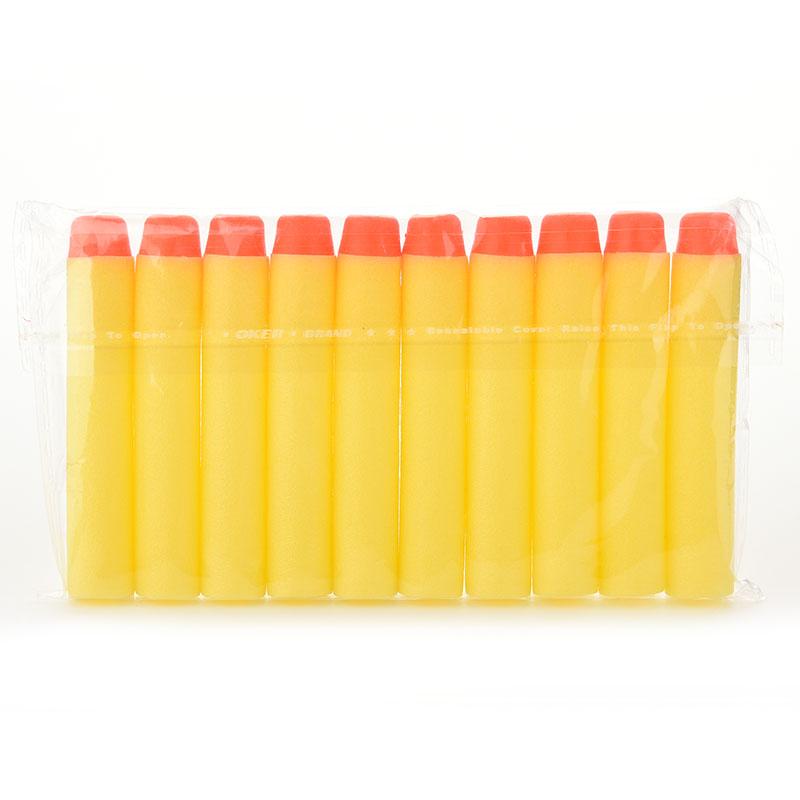 10 X Refill Darts Bullet With Hole for Nerf Elite Series Blaster Yellow ...