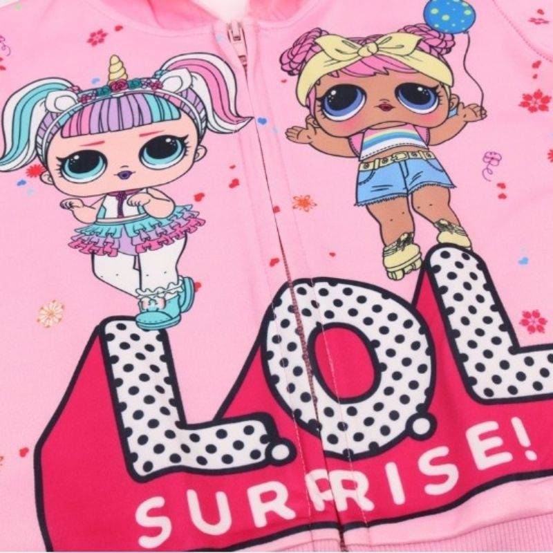 039 สาว LOL เซอร์ไพร์ส Zipper เสื้อกันหนาวเด็ก Coat Jacket เสื้อผ้า ...