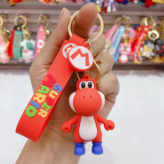 โมเดล โมเดล อนิเมะ Super Mario พวงกุญแจอะนิเมะตัวเลข Maria Brothers ...