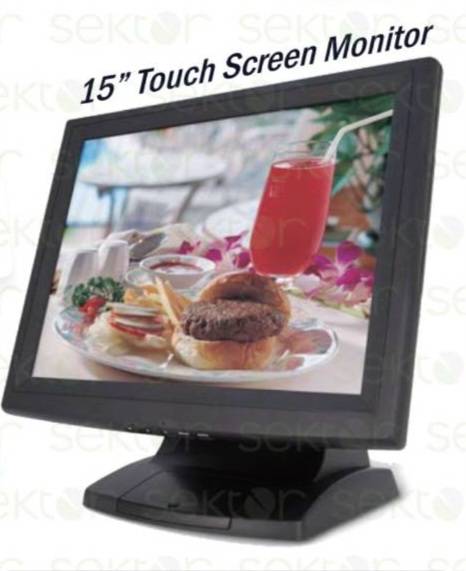 VPOS POS135 Touch Monitor 15" หน้าจอสัมผัส 15 นิ้ว | Lazada.co.th