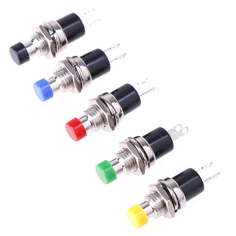 Refreshing 7MM 2P Spring Return Mini Push Button Momentary Switch ...