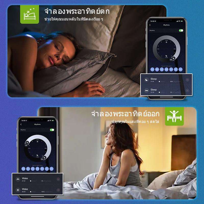 LCMKR Tuya Smartlife Smart LED Bulb E27 RGB Wi-Fi Wifi Blutooth bulb หลอดไฟอัจฉริยะ หลอดอัจฉริยะ ...