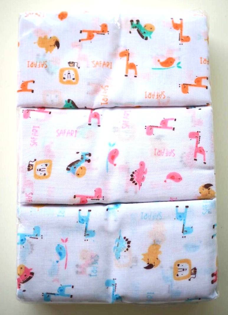 (ส่งฟรี ใช้ร่วมกับคูปอง) ผ้าอ้อมสาลู เนื้อดี ขนาด 27x 27 ผ้าสาลู 2 ชั้น ...