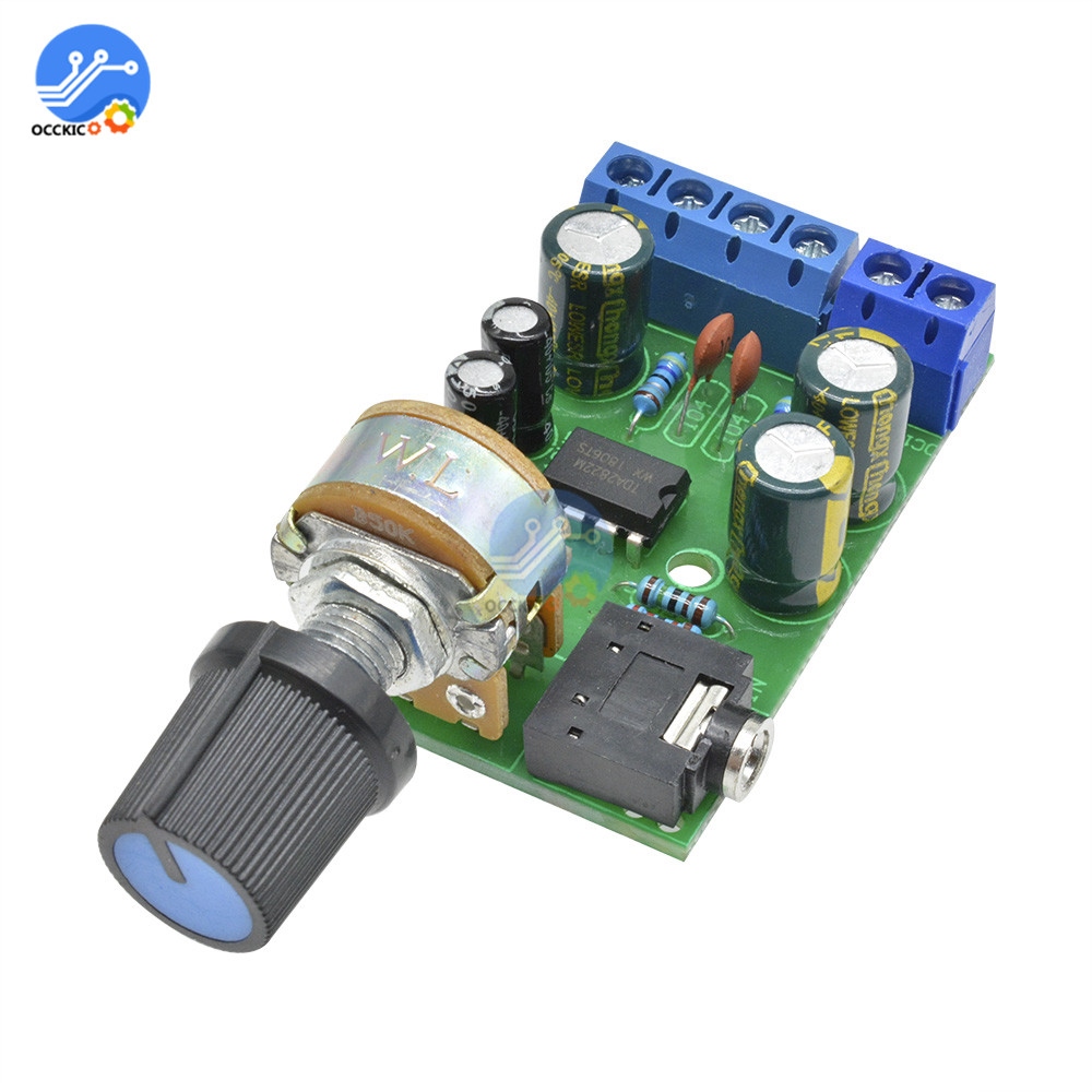 DC 1.8-12V TDA2822M 2.0 Stereo Audio Amplifier Board Dual Channel AMP ...