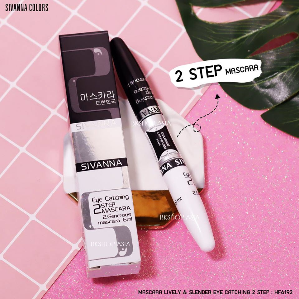 Sivanna colors Eye Catching 2 Step Mascara 6 ml. x 2.8 มาสคาร่า Sivanna ...