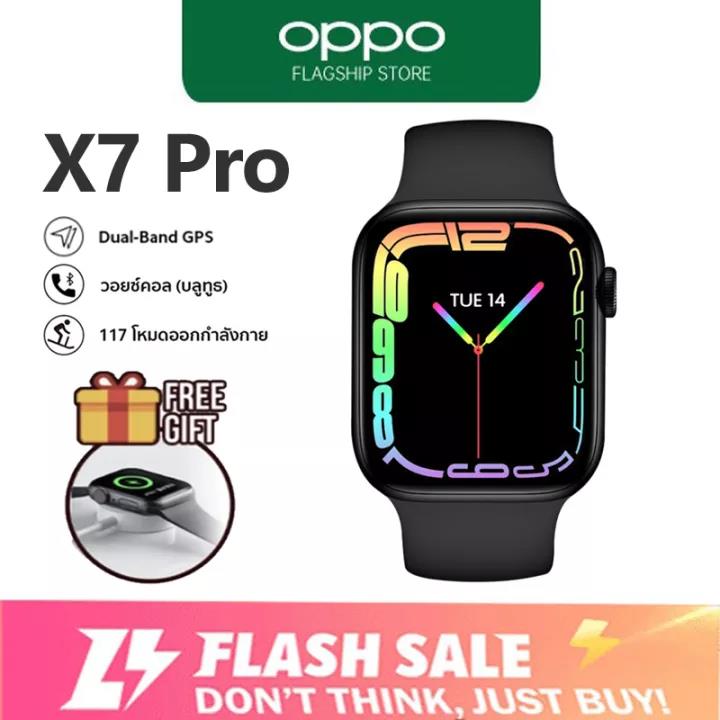 เมนูภาษาไทย ของแท้ 100 OPP0 K7 PRO นาฬิกาสมาทวอช 1.69 Full Touch smart watch บลูทูธสร้อยข้อมือ ...