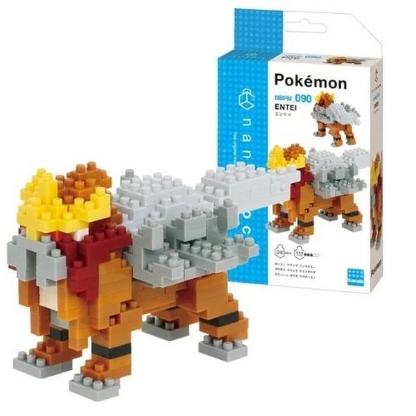 Kawada nanoblock Pokemon NBPM090 Entei 4972825221662 (นาโนบล็อค ...