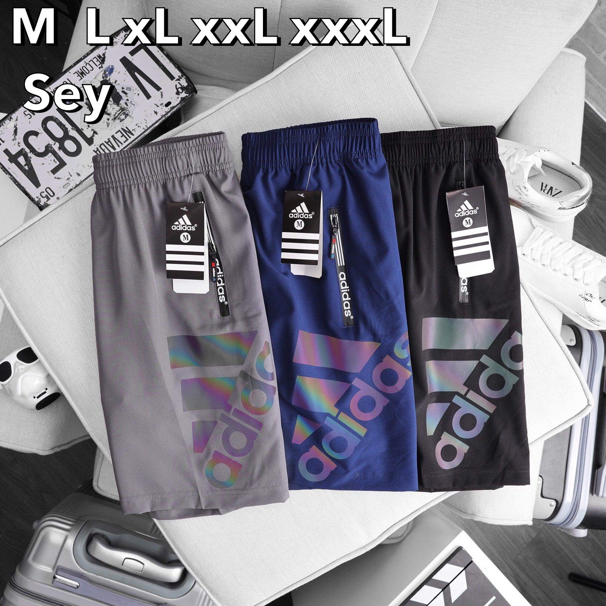 【ของแท้ ใหม่】Adidas Men's กางเกงขาสั้นกีฬา Y012-01 - Super Energy ...