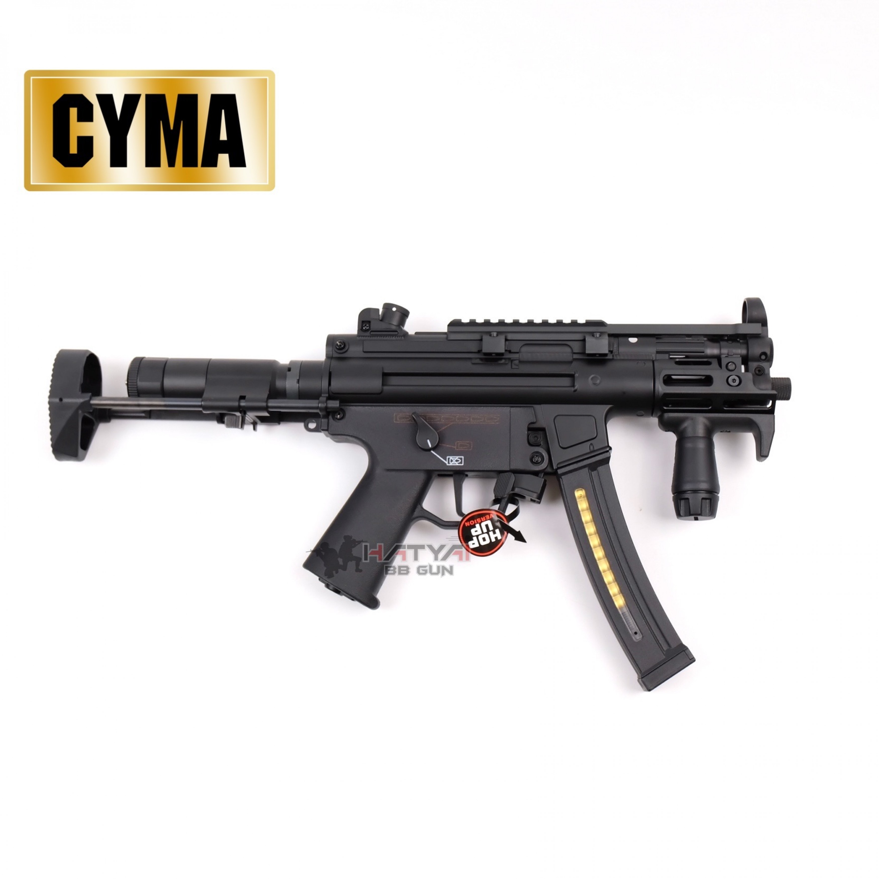 CYMA CM041L MP5 SMG PDW PLATINUM AEG ไฟฟ้า แถมลูกบีบี ~ 1,000 นัด ...