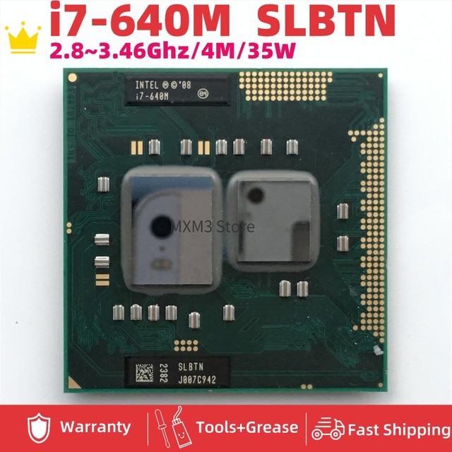 Core I7-620M I7-640M I7-720QM I7-740QM I7-820QM I7-840QM I7-920XM I7 ...
