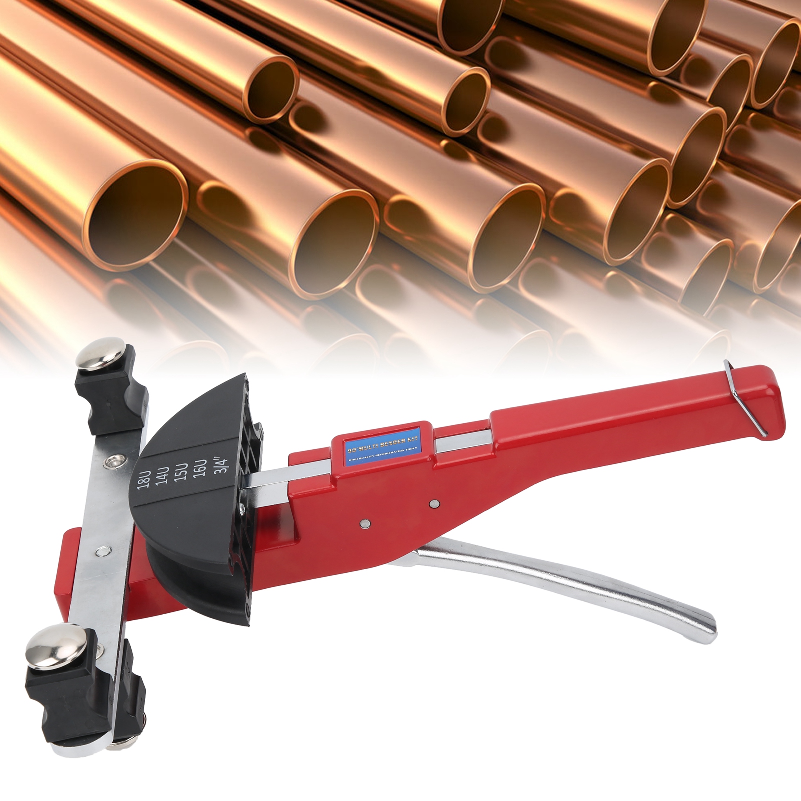 Pipe Bender Set Tube 90° Bent Aluminum Alloy Manual Bending Machine ...