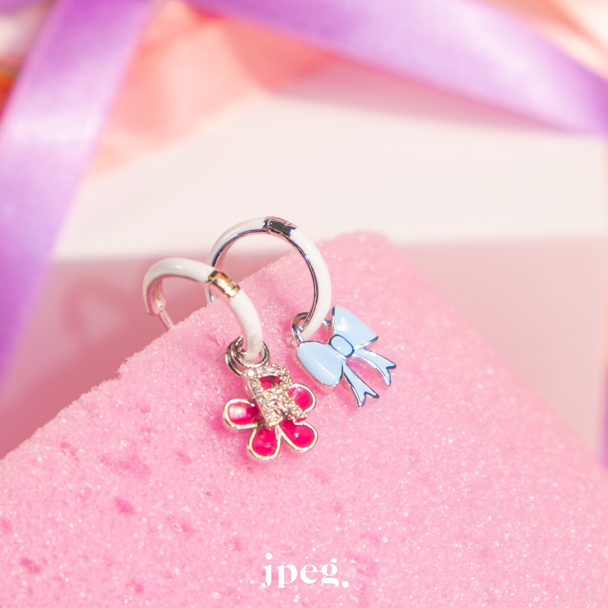 J. ribbon charm (enamel) - jpegshop - ThaiPick