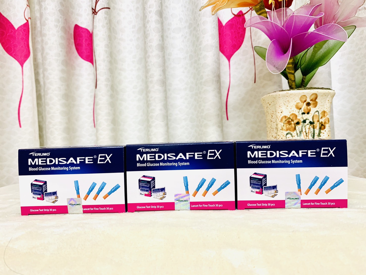 แผ่นตรวจน้ำตาล ยี่ห้อ Terumo medisafe EX 30 ชุด (ของแท้ ใช้ได้จริง ...