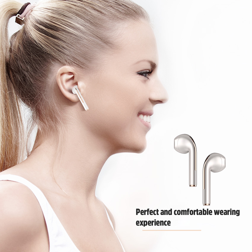 KIVEE TWS หูฟังบลูทูธหูฟังไร้สายขนาดเล็กมีแบรนด์ชุดหูฟังบลูทูธสำหรับ ...