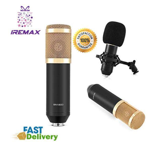 iremax BM-900 คอนเดนเซอร์ไมโครโฟน 3.5 มิลลิเมตรเมาส์แบบมีสายคอนเดนเซอร์ ...
