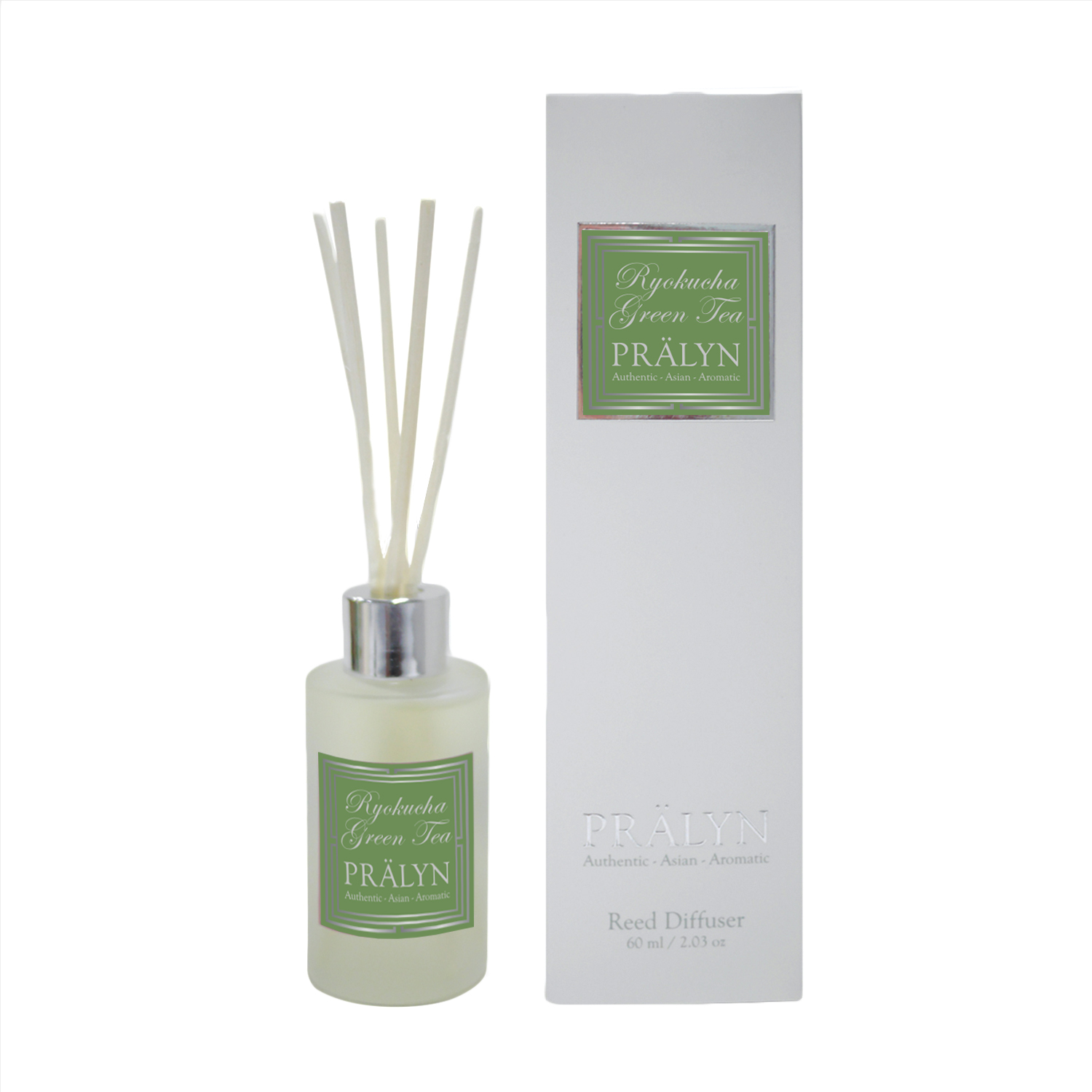 Reed Diffuser 60 ml. - Ryokucha Green Tea - PRALYN - ThaiPick