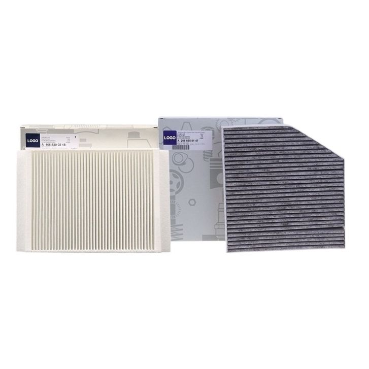 เมอร์เซเดสตัวกรองรถ Car Cabin Filter 2 Pcs For Mercedes Benz C CLASS ...