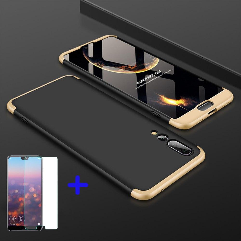 GOOGLEHITECH Smart Case For สำหรับ Huawei P20 Pro Case 360 ป้องกันเกราะ 3D แข็งป้องกันแรง ...