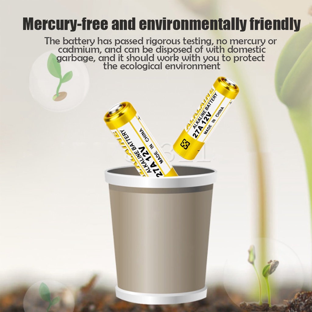 ถ่านประตูรีโมท 23A 27A อัลคาไลน์ ขนาด12V ลอตใหม่ ไฟแรง ขายยกแผง 12V ...