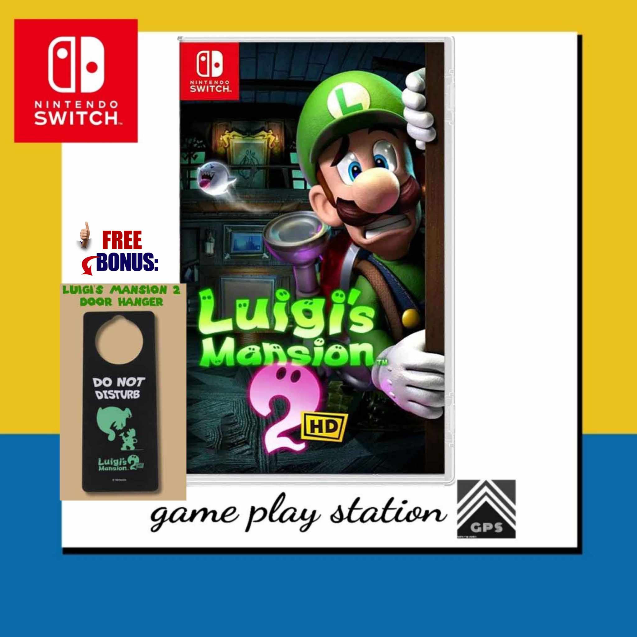 nintendo switch luigis mansion 2 hd ( english aisa ) - Game Play Station - ThaiPick