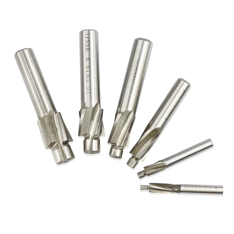 HAMPTON 4 ขลุ่ย Counterbore End Mill M3-M16 PILOT Slotting เครื่องมือ ...