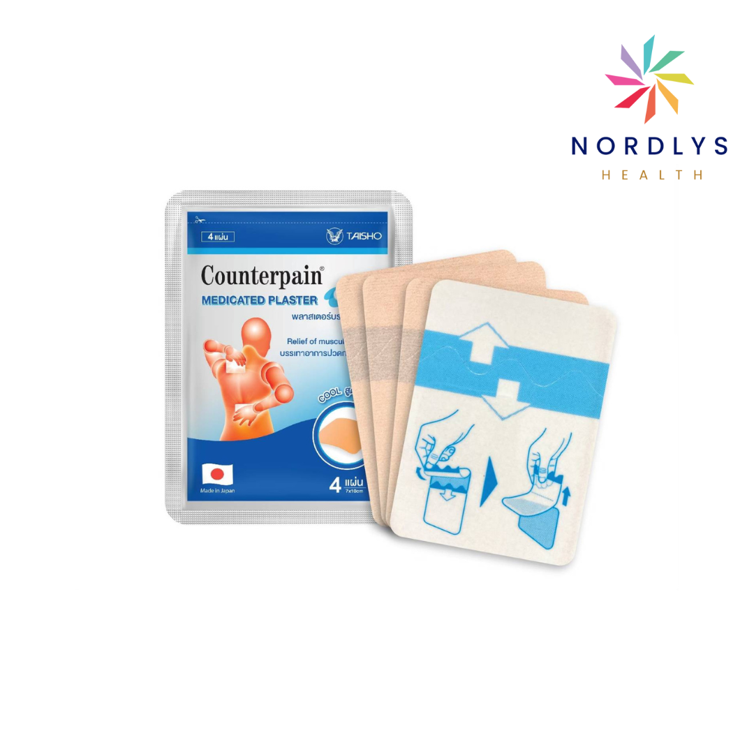 ☀️เคาน์เตอร์เพน Counterpain Medicated Plaster / Counterpain Plaster ...