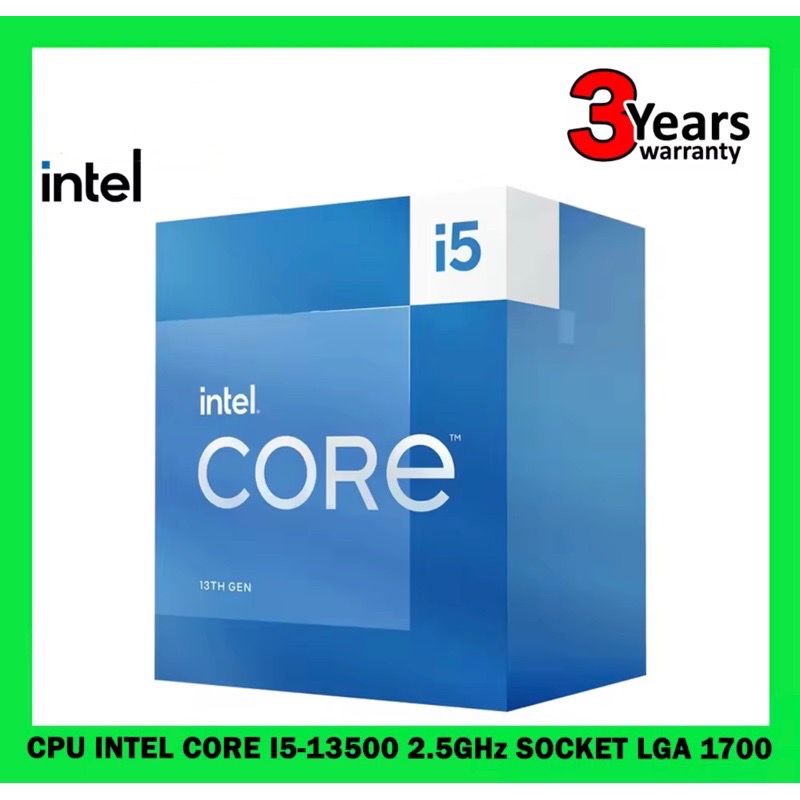 (ของใหม่) CPU ซีพียู INTEL CORE I5-13500 2.5 GHz (SOCKET LGA 1700 ...